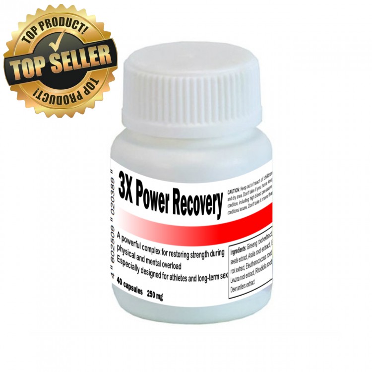 3X Power - Enhancer for Heavy Athletic Exercise and Long Sex 40 Pills